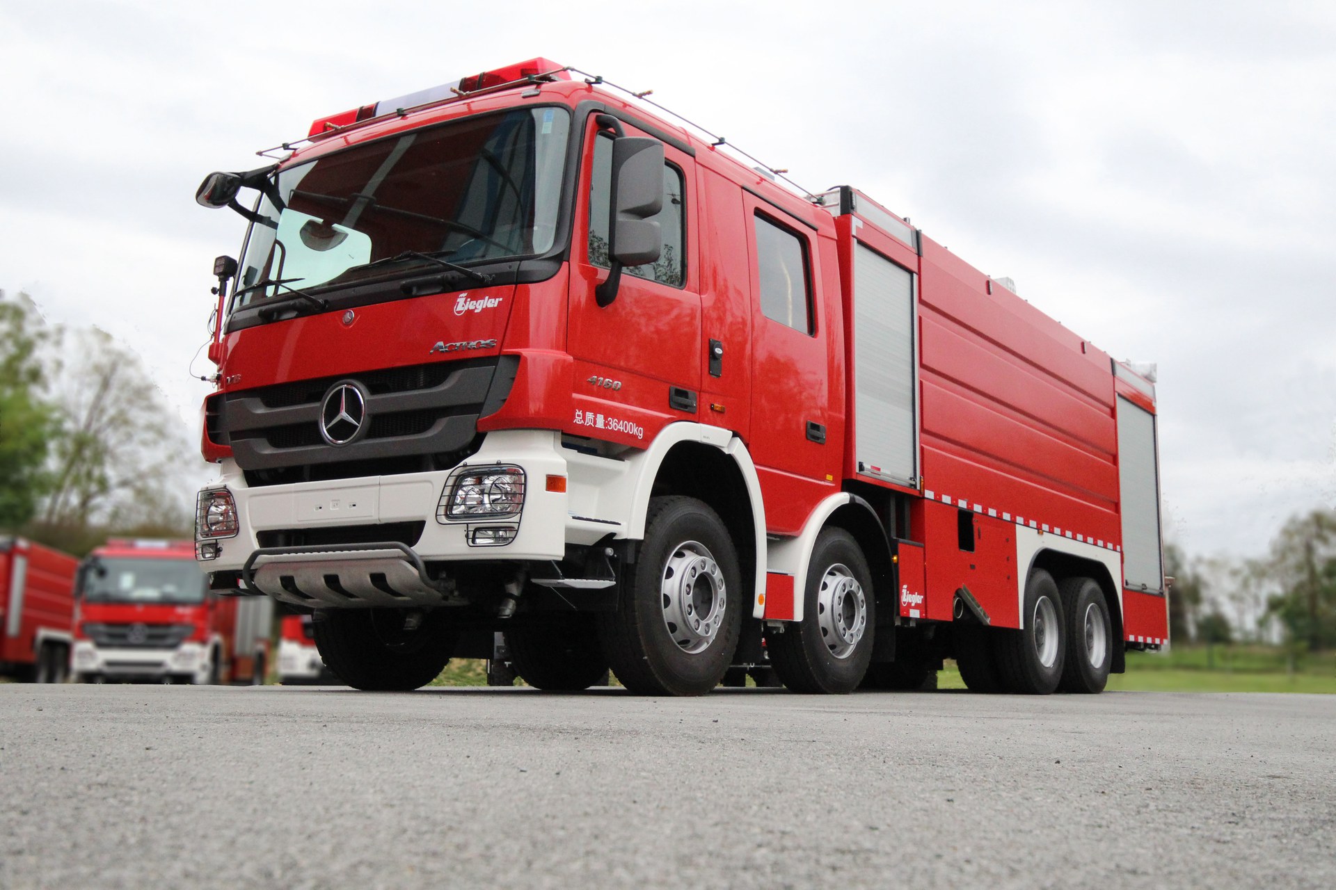 Isporučeno pet vozila TLF 80/180 — Ziegler Vatrogasna vozila