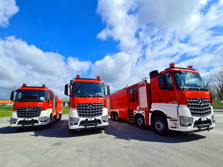 Isporuka vatrogasnih vozila TLF 80/180 — Ziegler Vatrogasna vozila